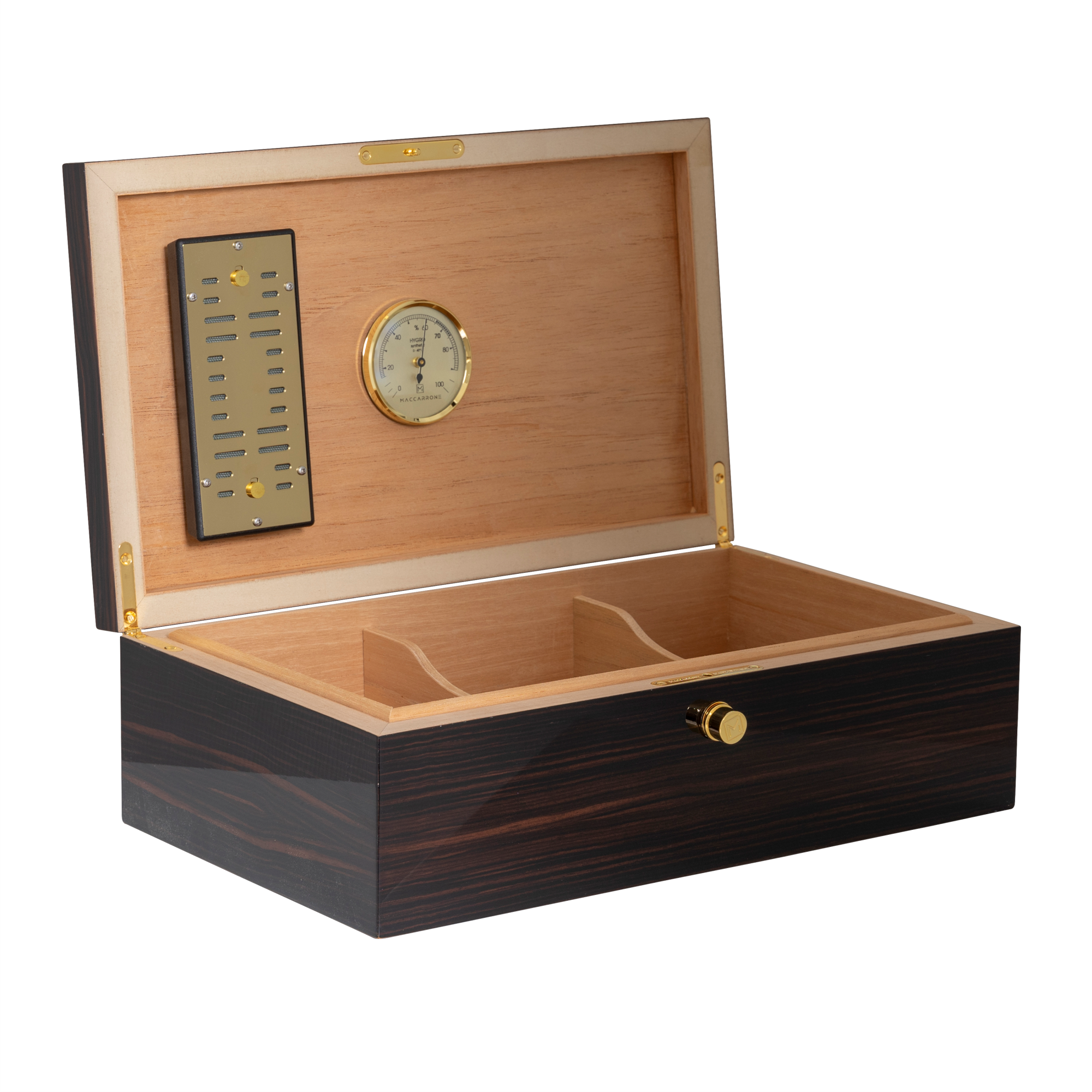 Macassar Ebony 100 Cigar Humidor – The Gents Store