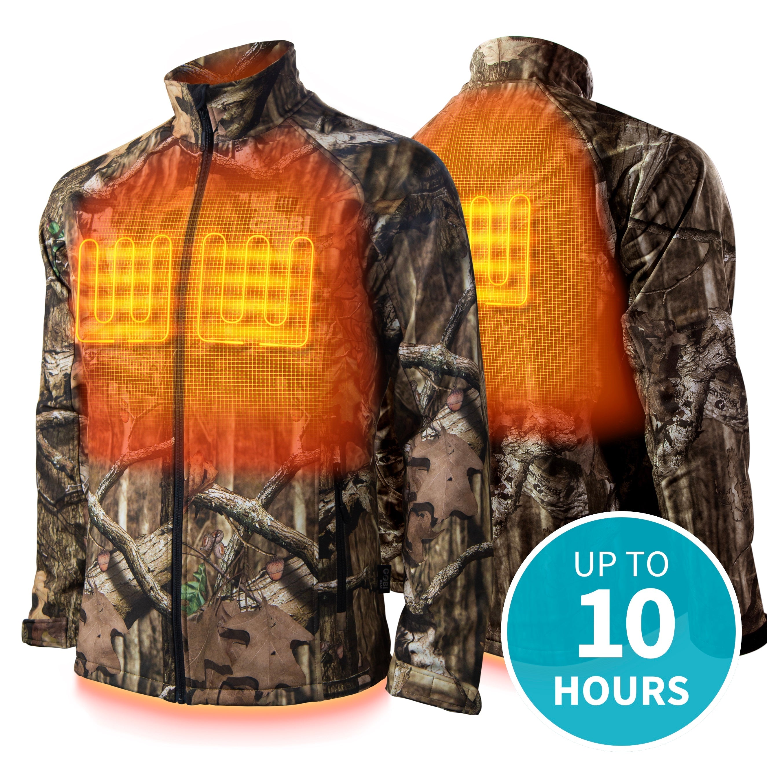 Sahara Heated Hunting Jacket - Mossy Oak® Camo by Gobi Heat – The Gents ...