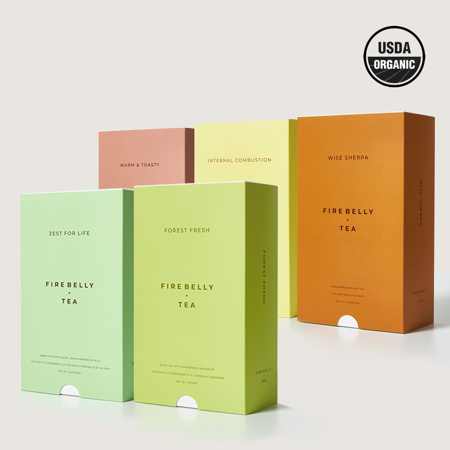 Fully Stocked 5-Tea Bundle by Firebelly Tea – The Gents Store