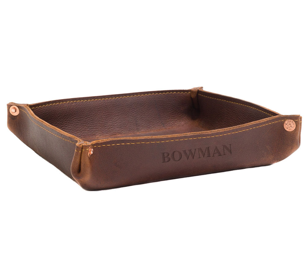 Rivet Valet Tray by Lifetime Leather Co – The Gents Store