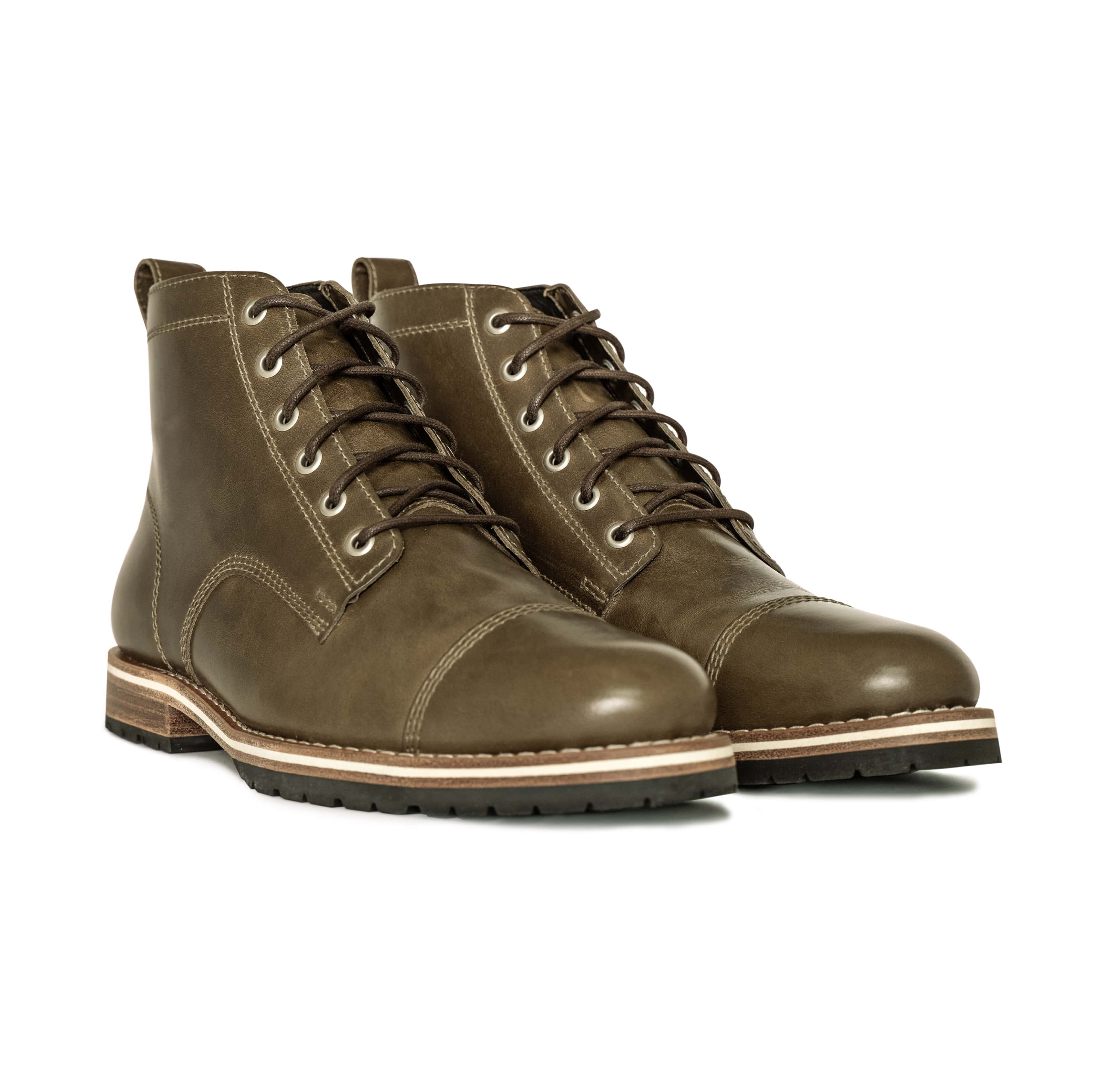 The Hollis Olive by HELM Boots – The Gents Store